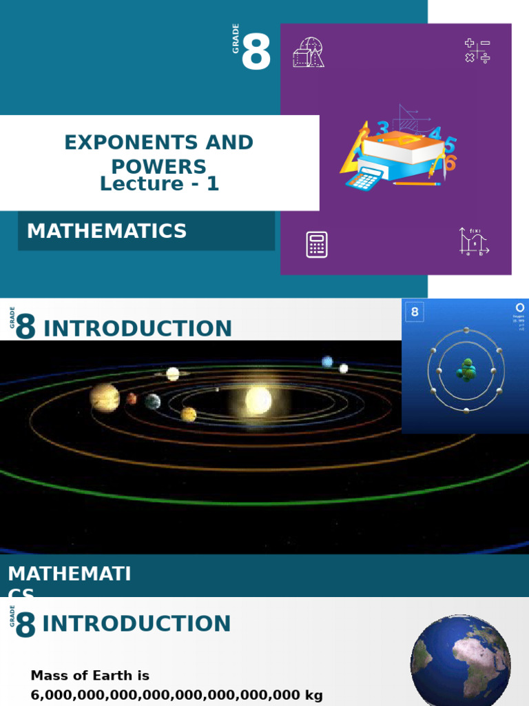 8th - CBSE - Exponent and Powers | PDF | Exponentiation | Logarithm