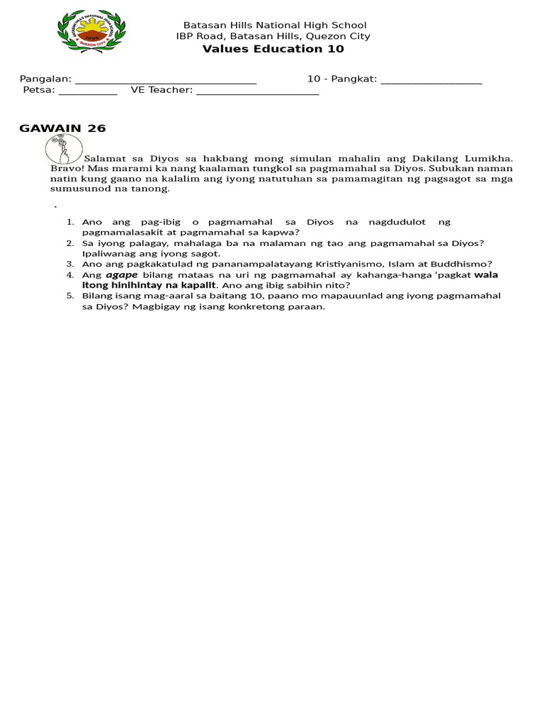 Module 9 Gawain 26 December 29 2024 | PDF