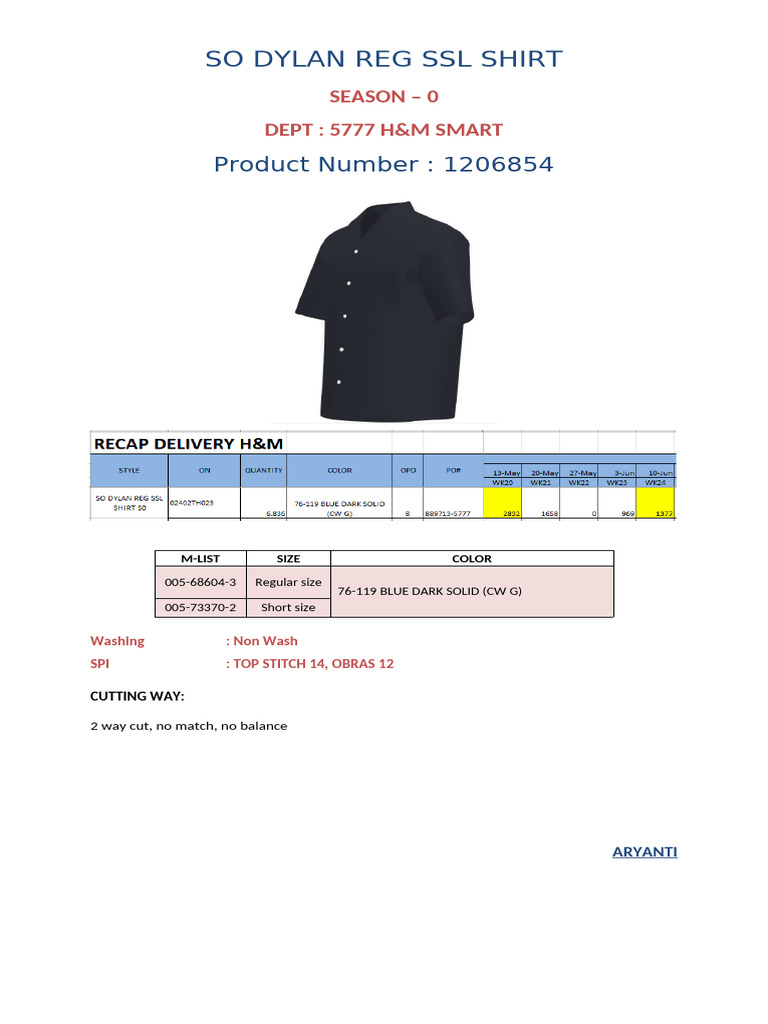 Spk Dylan Blue Dark s0 New Format | PDF | Clothing | Sewing