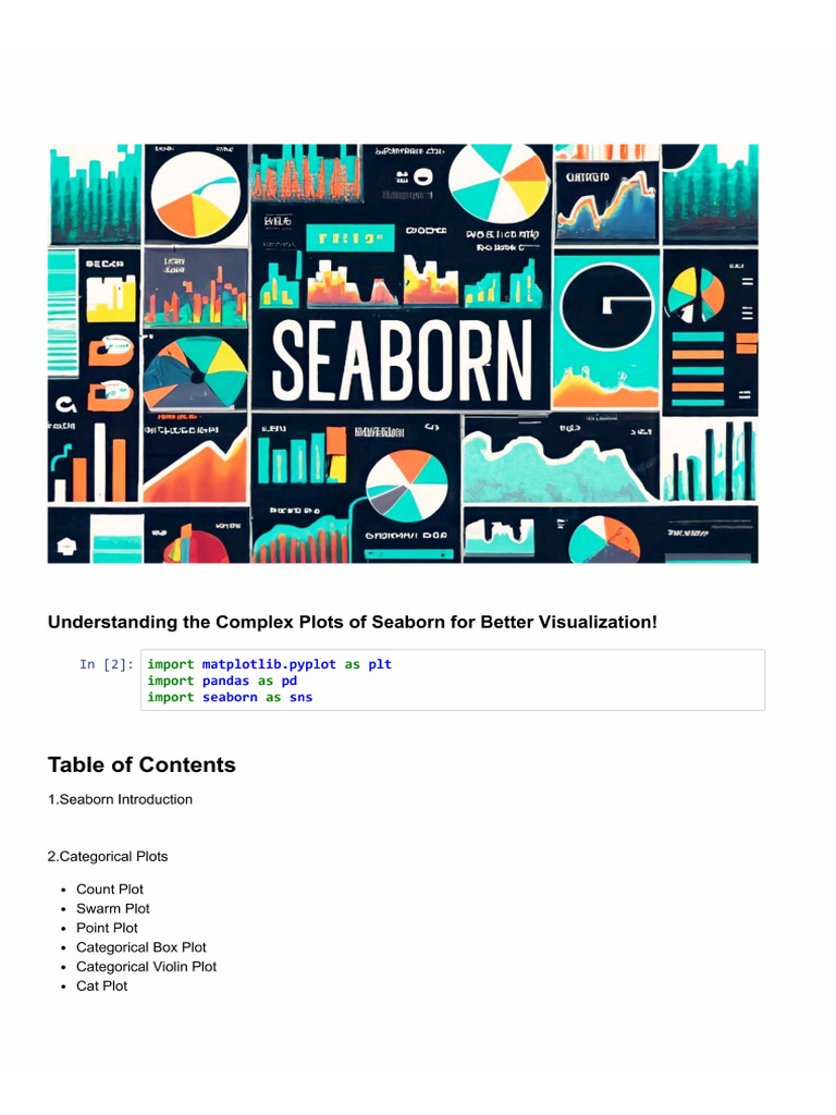 Day 6,7,8seaborn Complete Guide | PDF