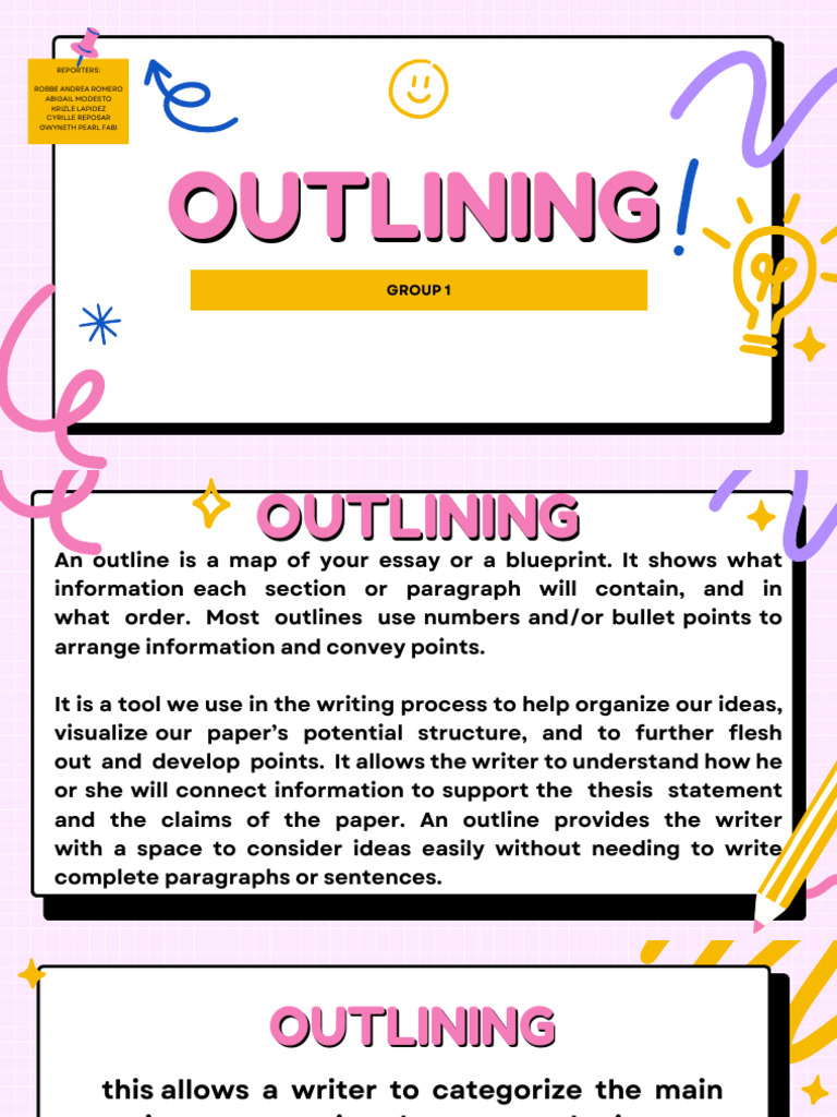 Outlining (Eapp - Group1) - 20240921 - 162916 - 0000 | PDF | Essays ...