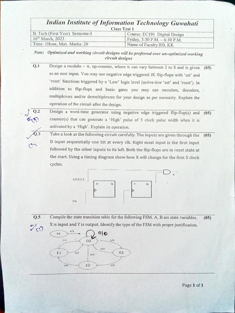 EC101 Class Test II | PDF