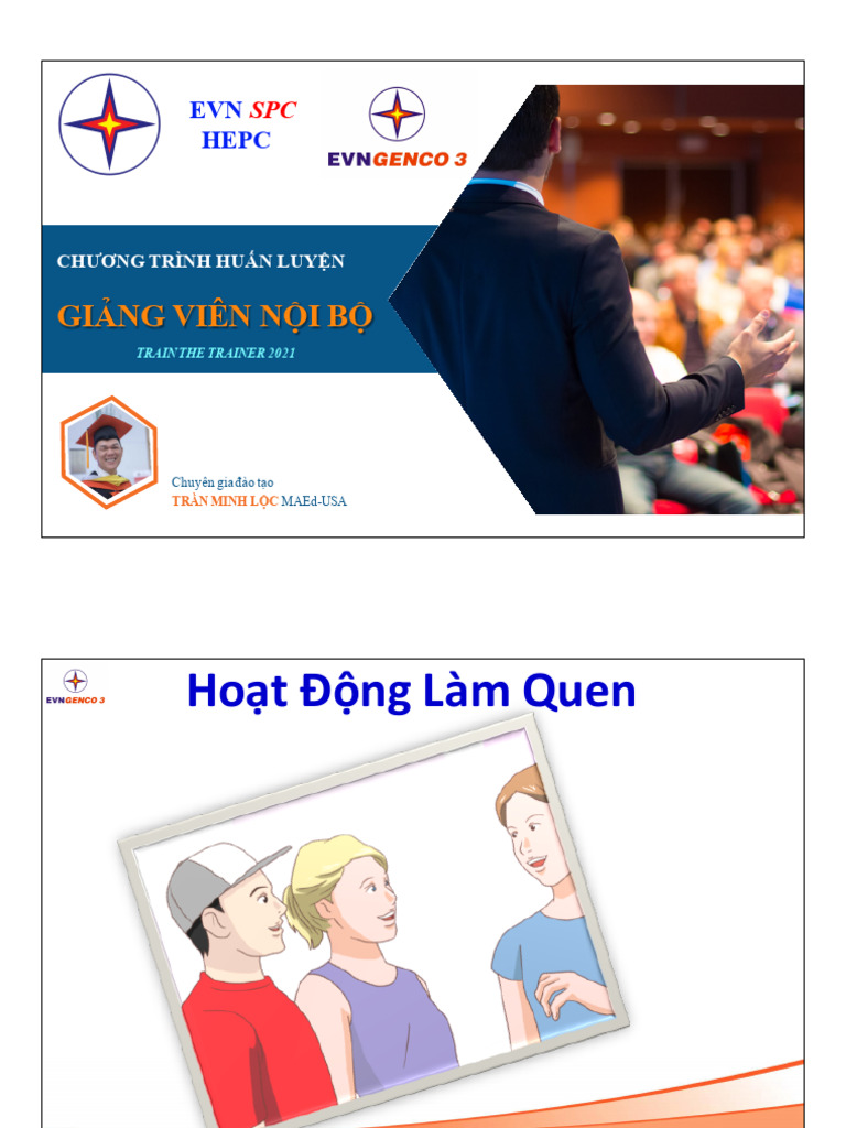 2021 Tài Liệu - Train the Trainer for EVN | PDF