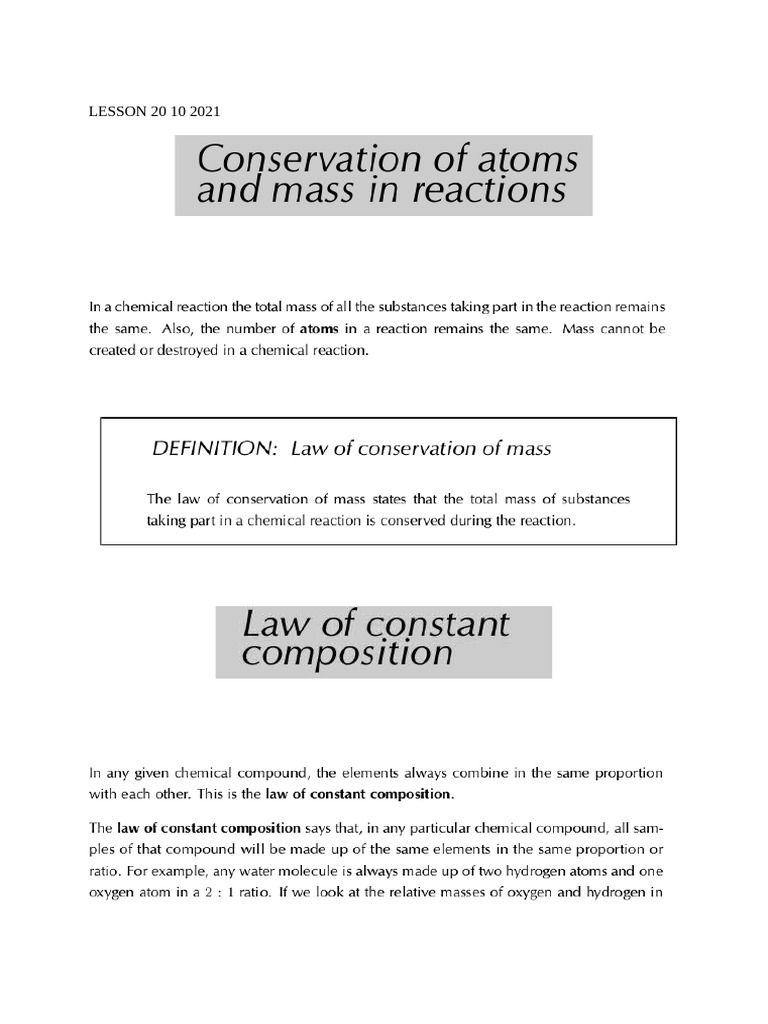 Lesson 20 10 2021 | PDF