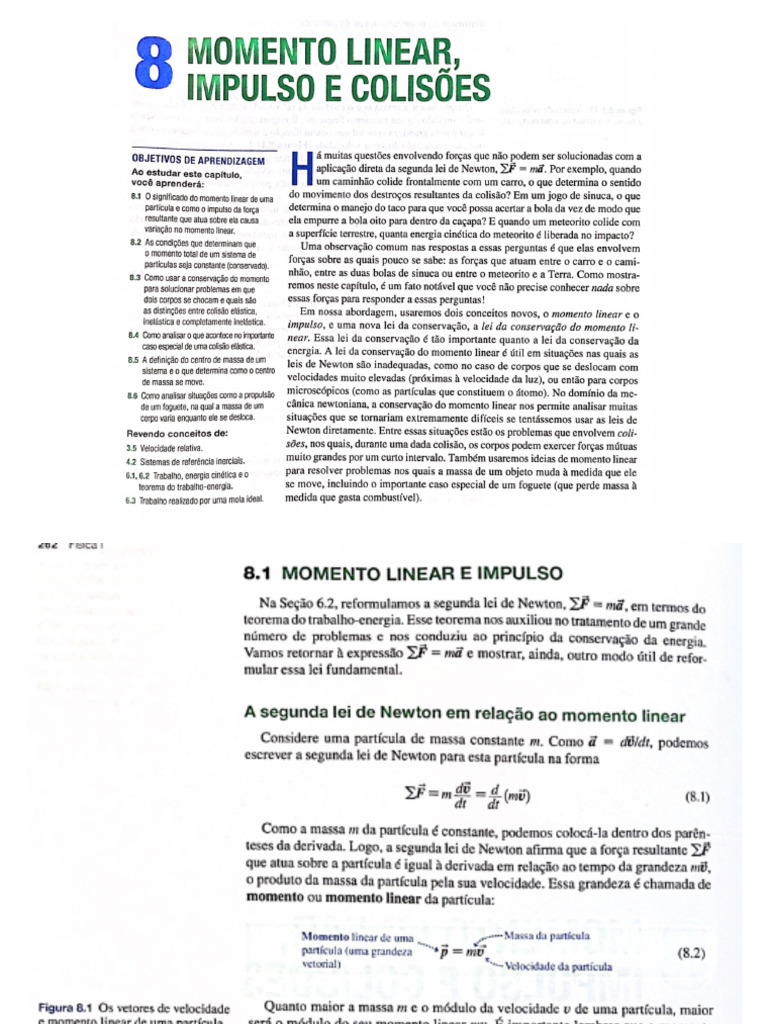 1 - Momento Linear | PDF