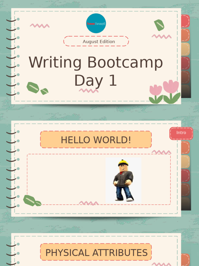 Materi Writing Bootcamp | PDF | Psychological Concepts | Psychology