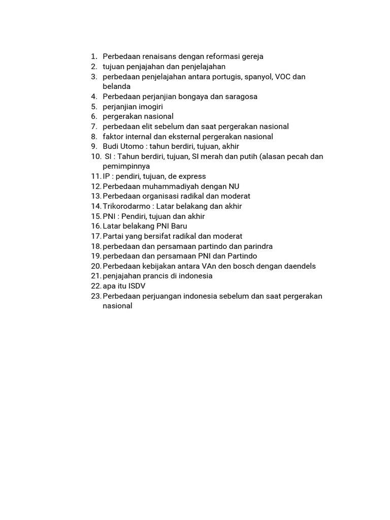 Sejarah Broooooo | PDF