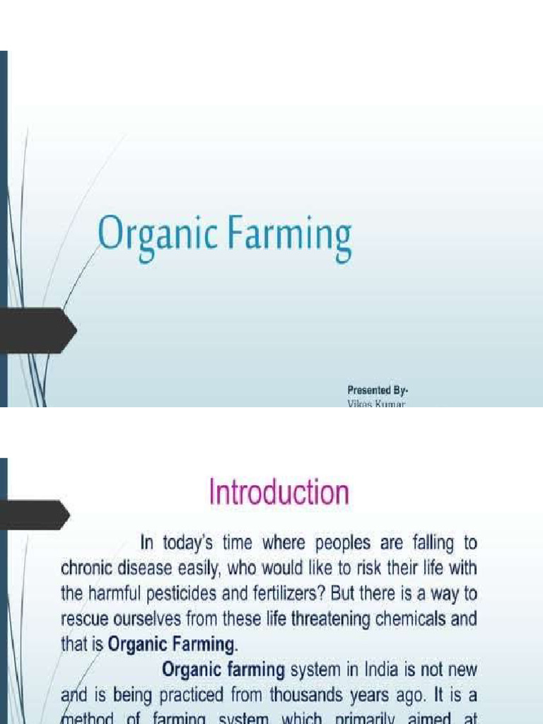 Organic Farming | PDF