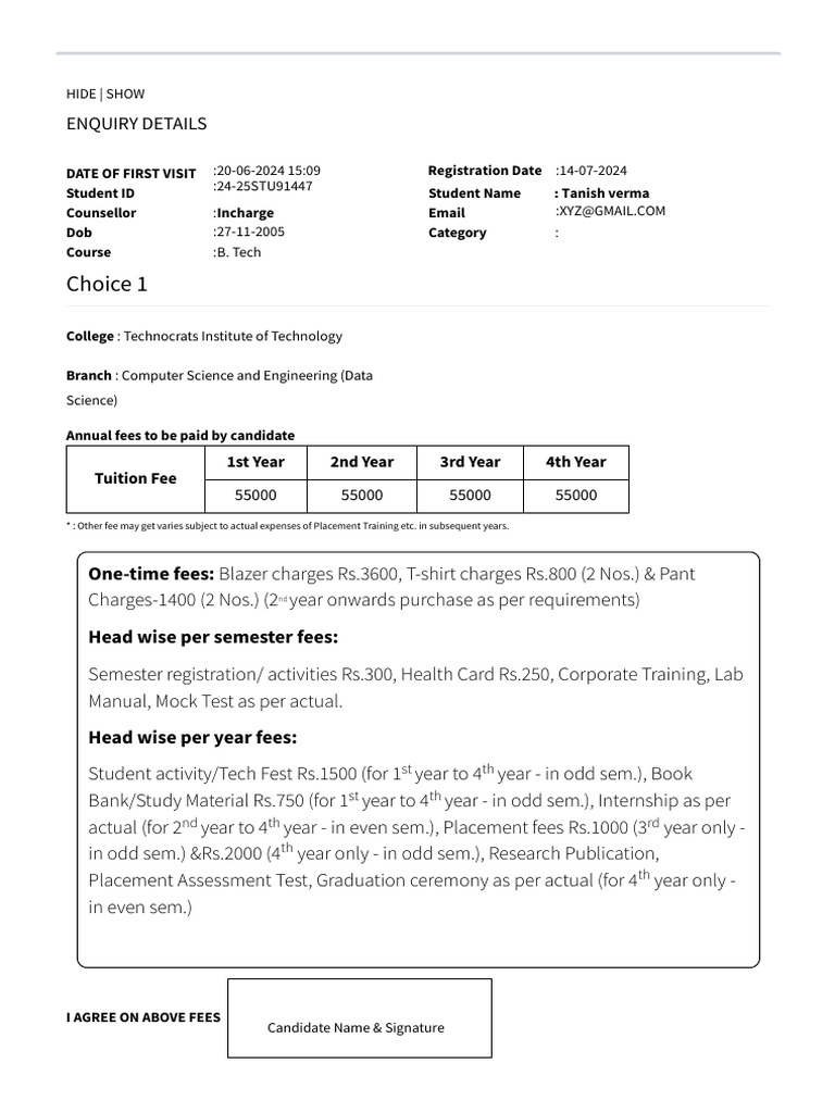 Tanish Verma Commitment | PDF