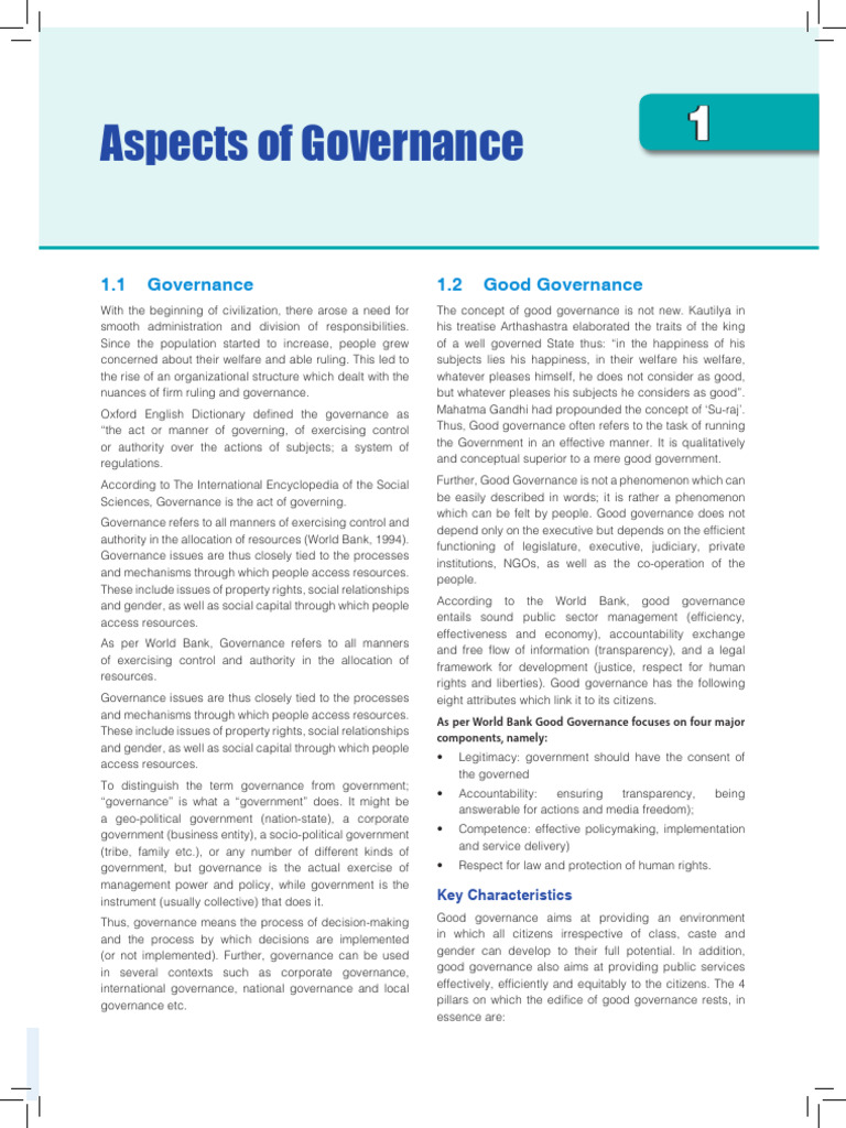 bb | PDF | Governance | Good Governance