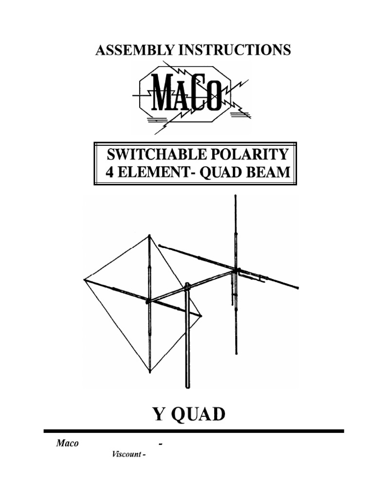 Quadbeam 2 Element | PDF | Antenna (Radio) | Electronic Engineering