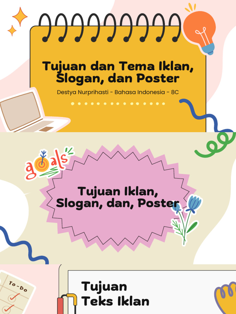 Tujuan Teks Iklan, Slogan, Dan Poster PDF | PDF