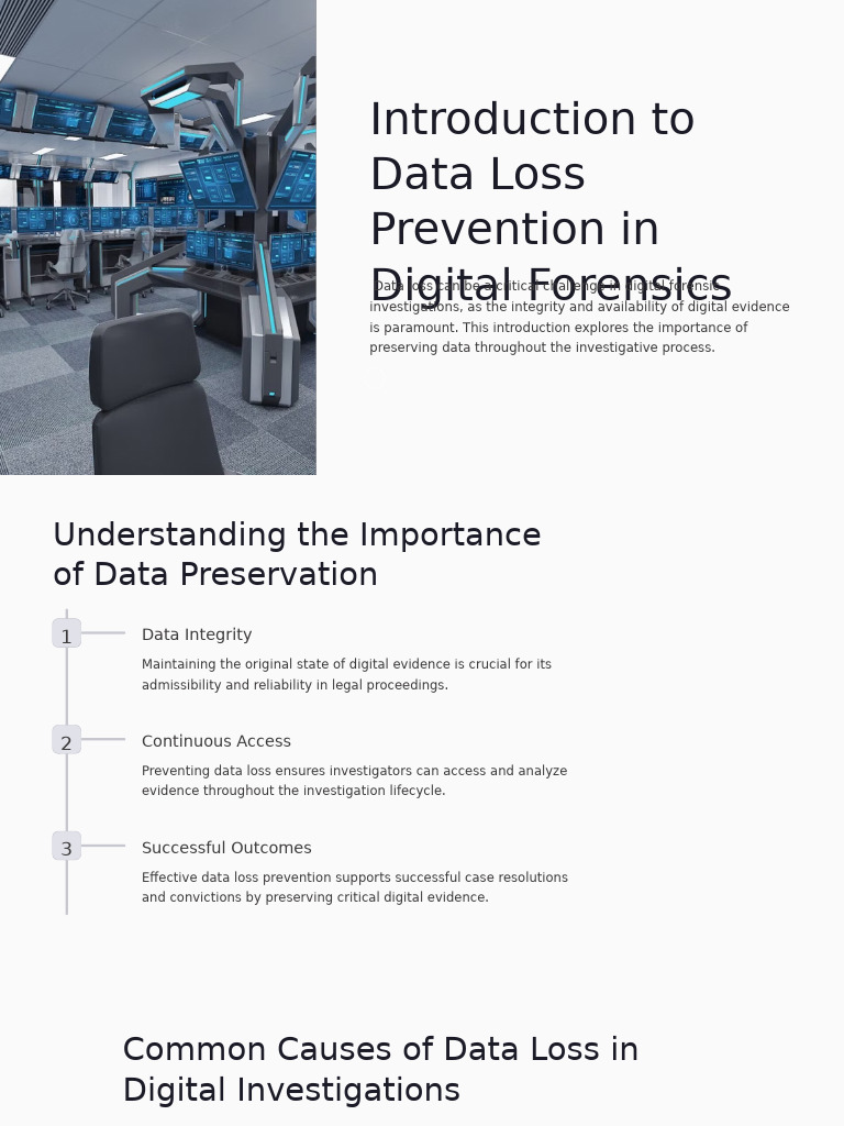 Data Loss Prevention in Digital Forensics | PDF | Backup | Digital ...