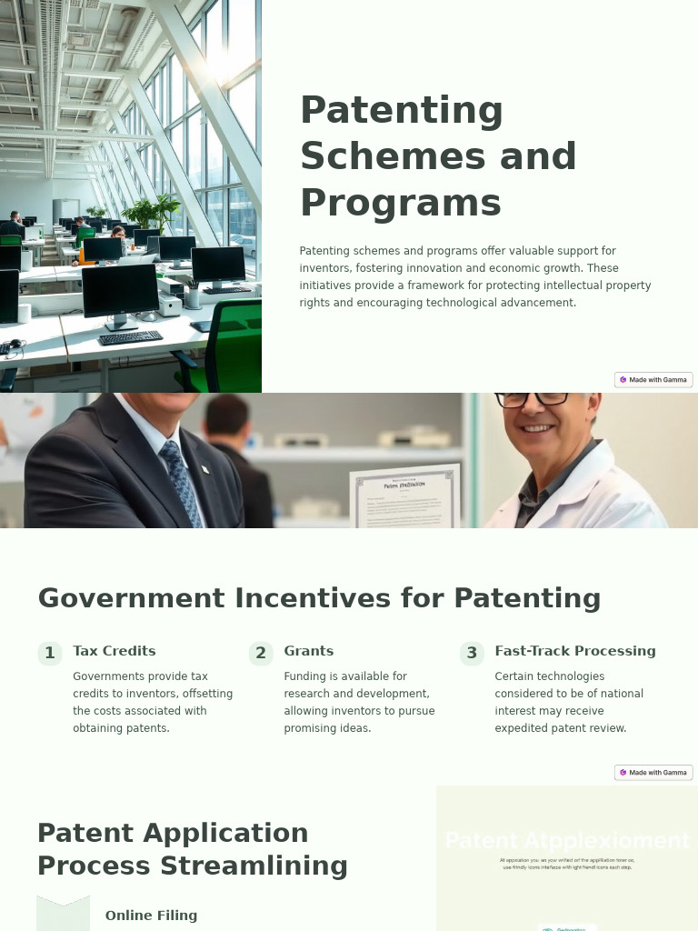 Patenting Schemes and Programs | PDF | Patent | Invention