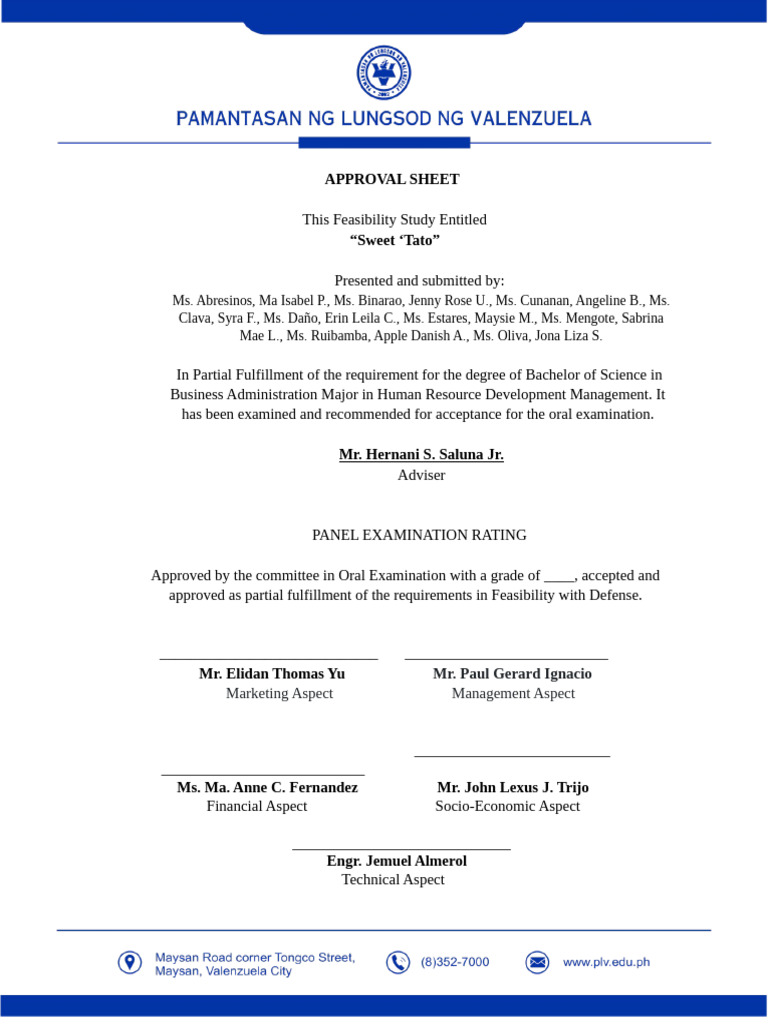 Approval Sheet | PDF