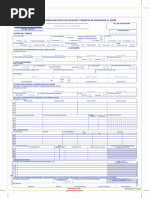 Formulario Afiliacion EPS Sanitas 2025 | PDF