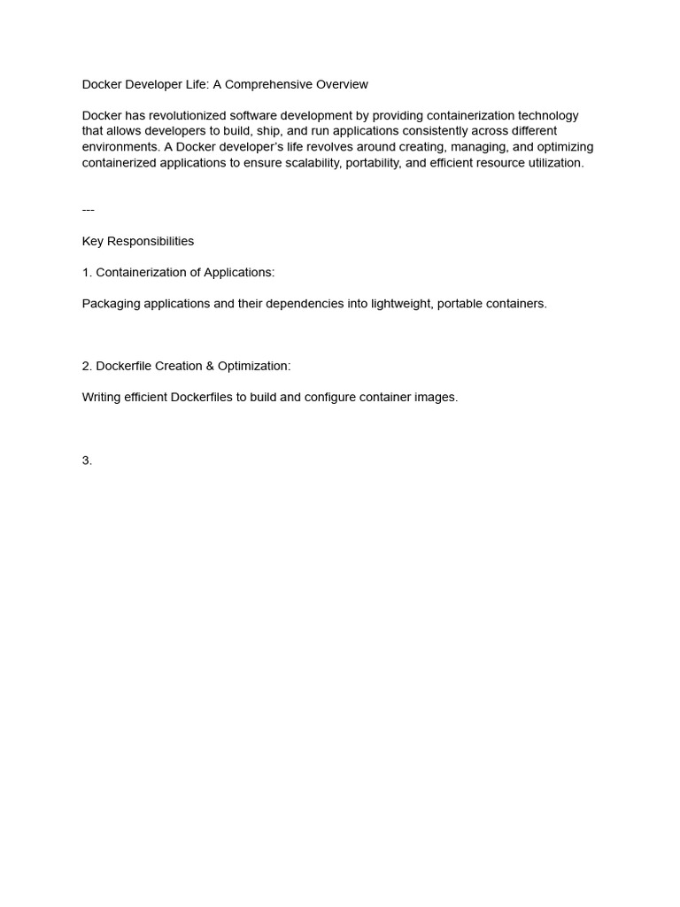 Docker Life | PDF
