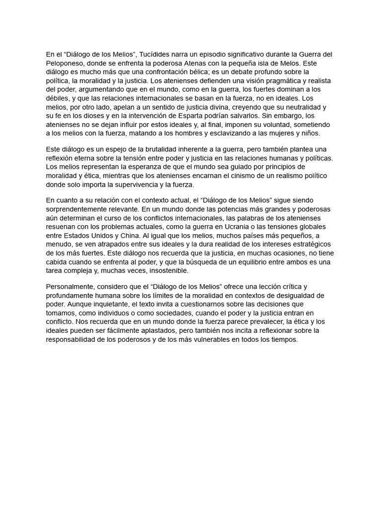 Fragmento de Tucídides Corregido | PDF