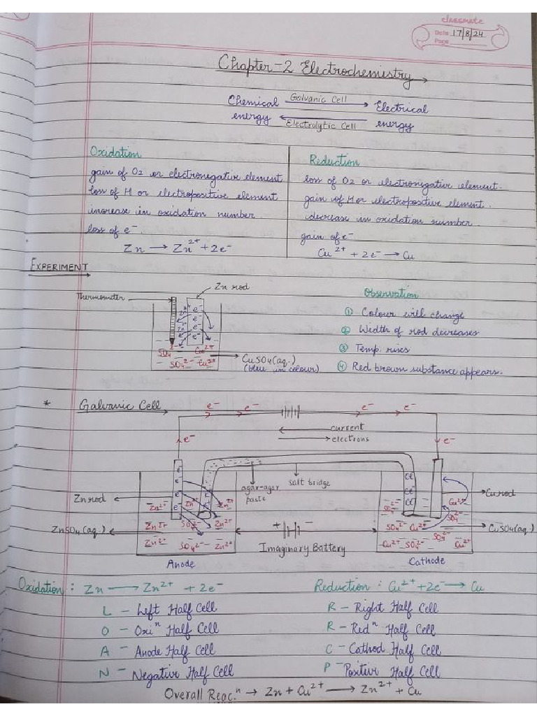 Electrochemistry 2 | PDF