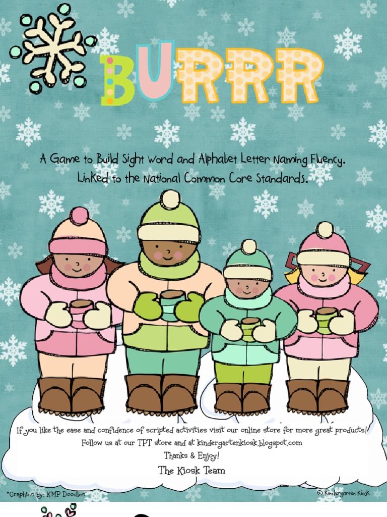 BURR Sight Word Game | PDF | Linguistics | Communication