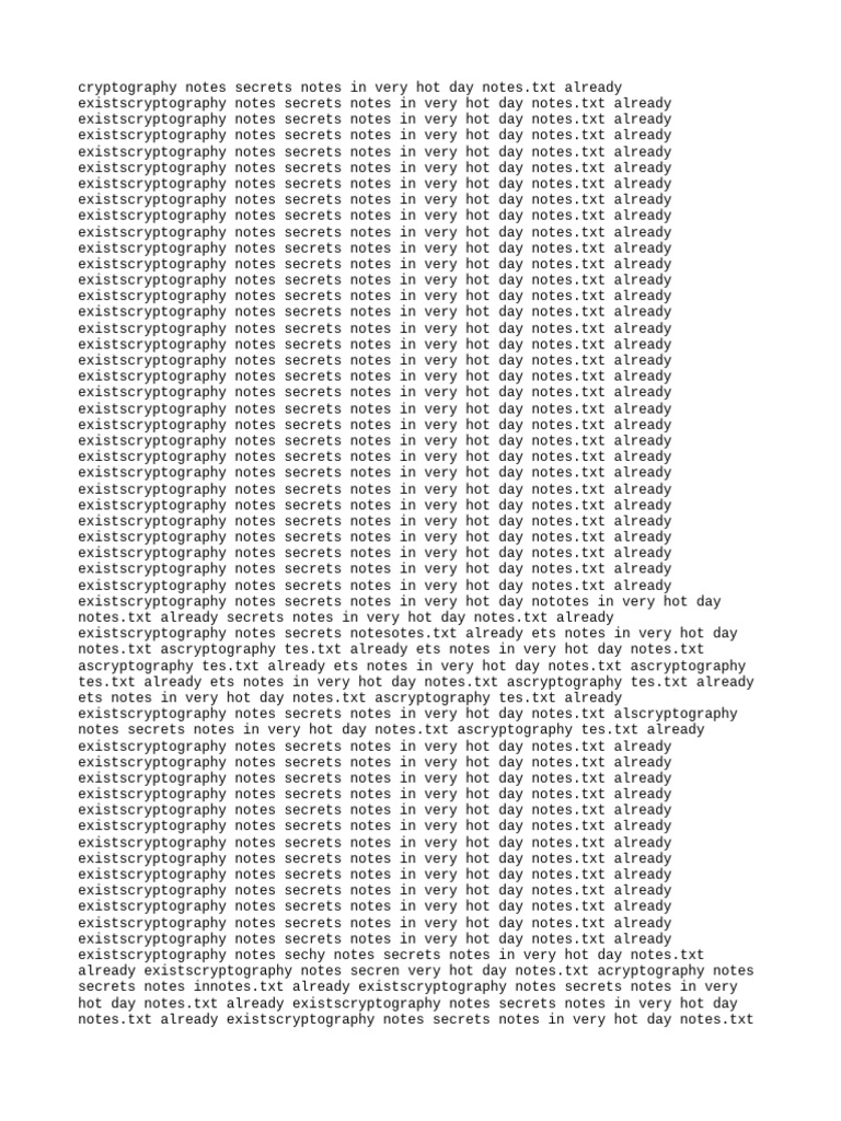Cryptography Notes Secrets Notes in Very Hot Day JAVA UBUNTU | PDF