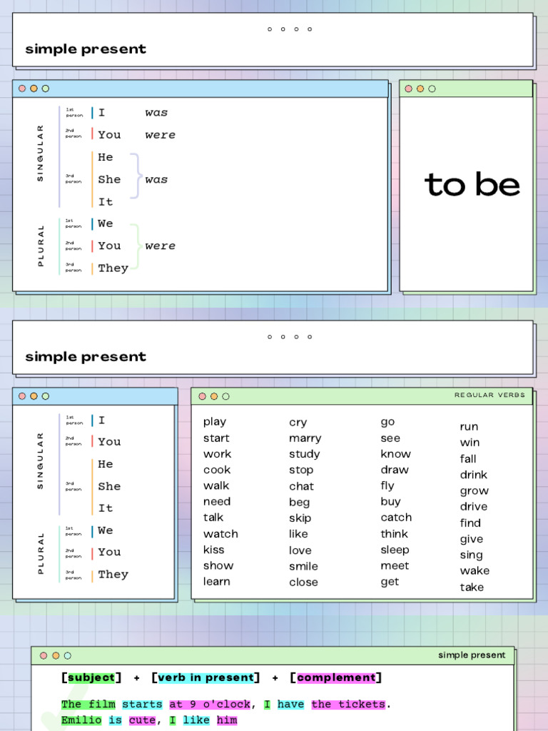presente simple + actividades cotidianas | PDF | Languages | Foreign Language Studies