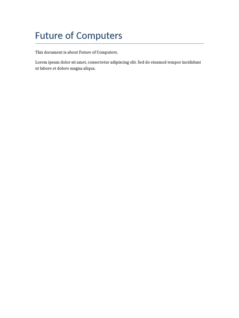 Future of Computers | PDF