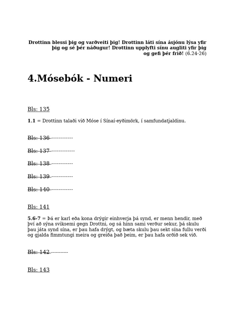 4 mose 4 | PDF