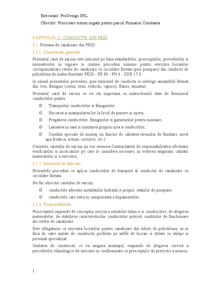 Conducte Din PEHD (PEID) | PDF