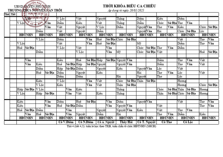 TKB 2024-2025-Tuan 19-HK2 (CT) - CHIEU | PDF