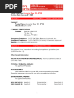 MSDS for EXXSOL D60 Solvent | PDF | Firefighting | Combustion