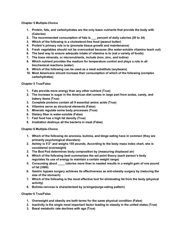 A&p 2 Final Exam Questions And Answers Exam 2 Practice Quest