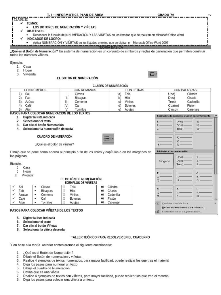 CLASE 12 SEPTIMO | PDF | Informática | Arco iris