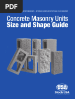 Concrete Mansonry Unit (CMU) Weights and Section Properties | PDF ...