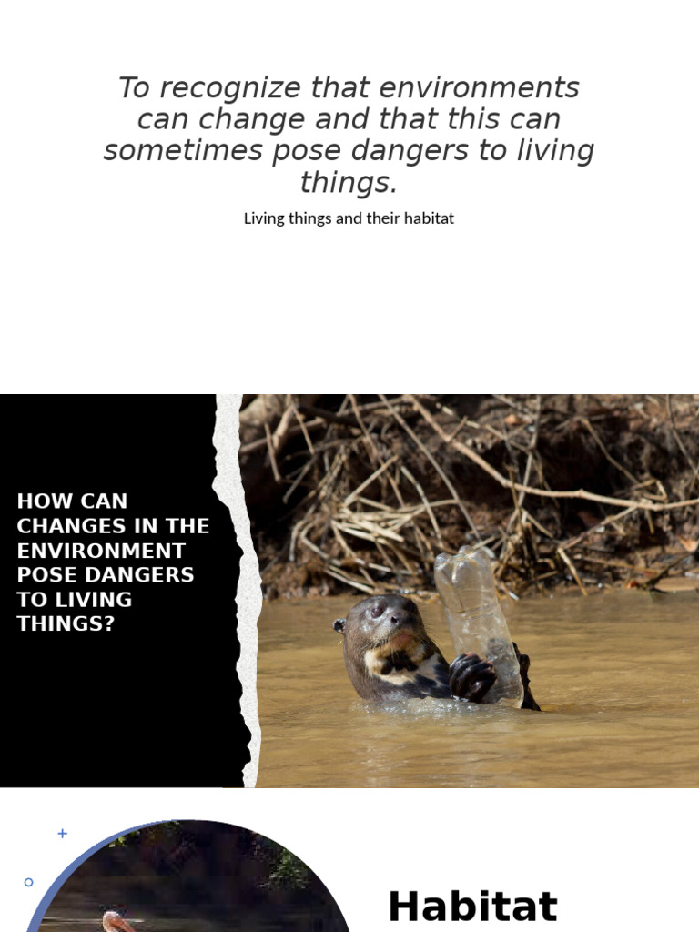 2-To Recognize That Environments Can Change and That | PDF | Natural ...