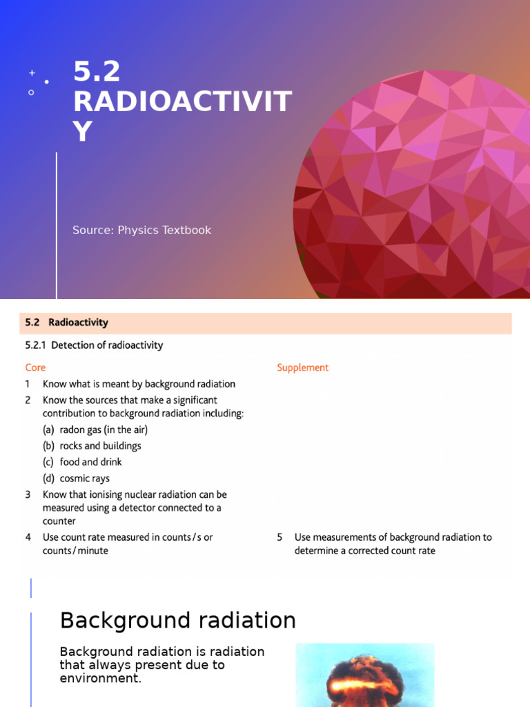 16 Radioactivity | PDF | Radioactive Decay | Ionizing Radiation