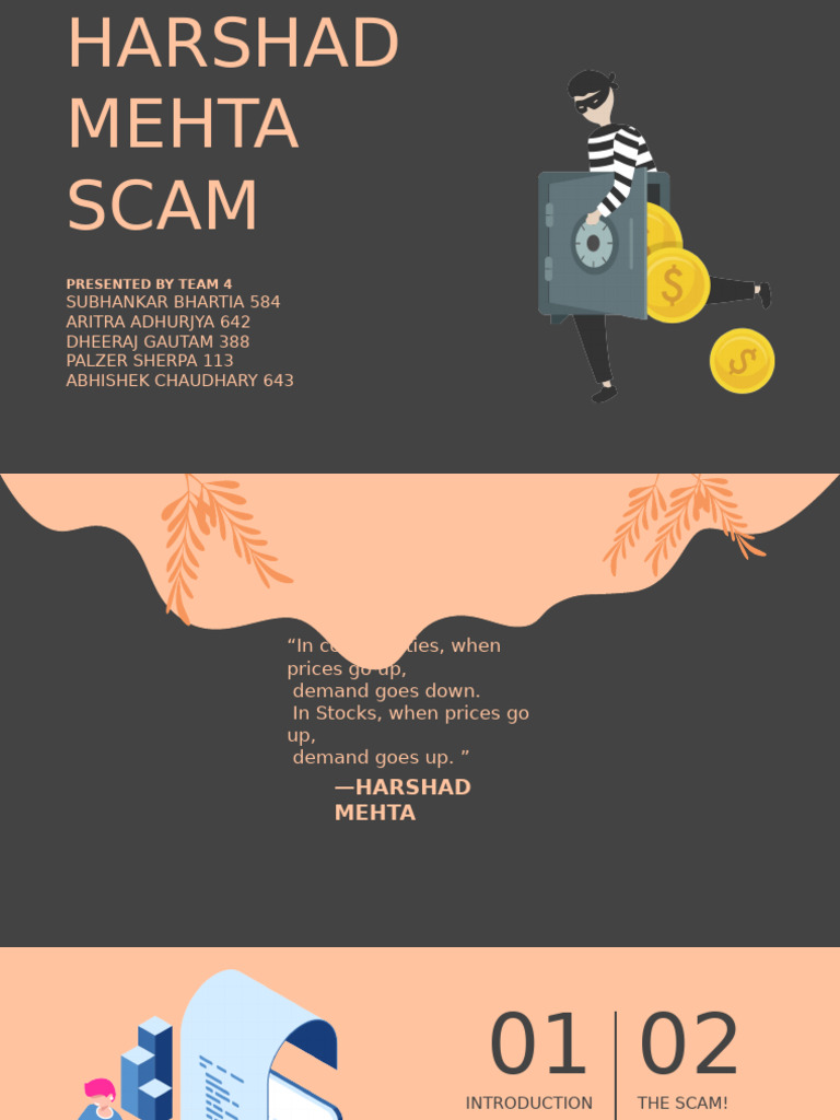 Team4 Harshad Mehta | PDF | Banks | Money