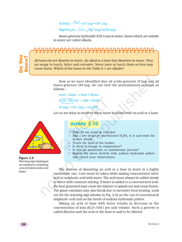 Acid Base Objection | PDF | Hydroxide | Acid