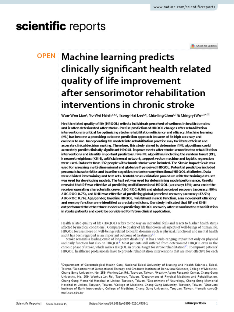 s41598-022-14986-1 | PDF | Machine Learning | Cross Validation (Statistics)