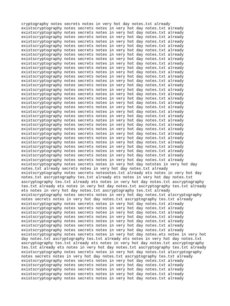 Cryptography Notes Secrets Notes in COPMUTER Lang SLANG | PDF