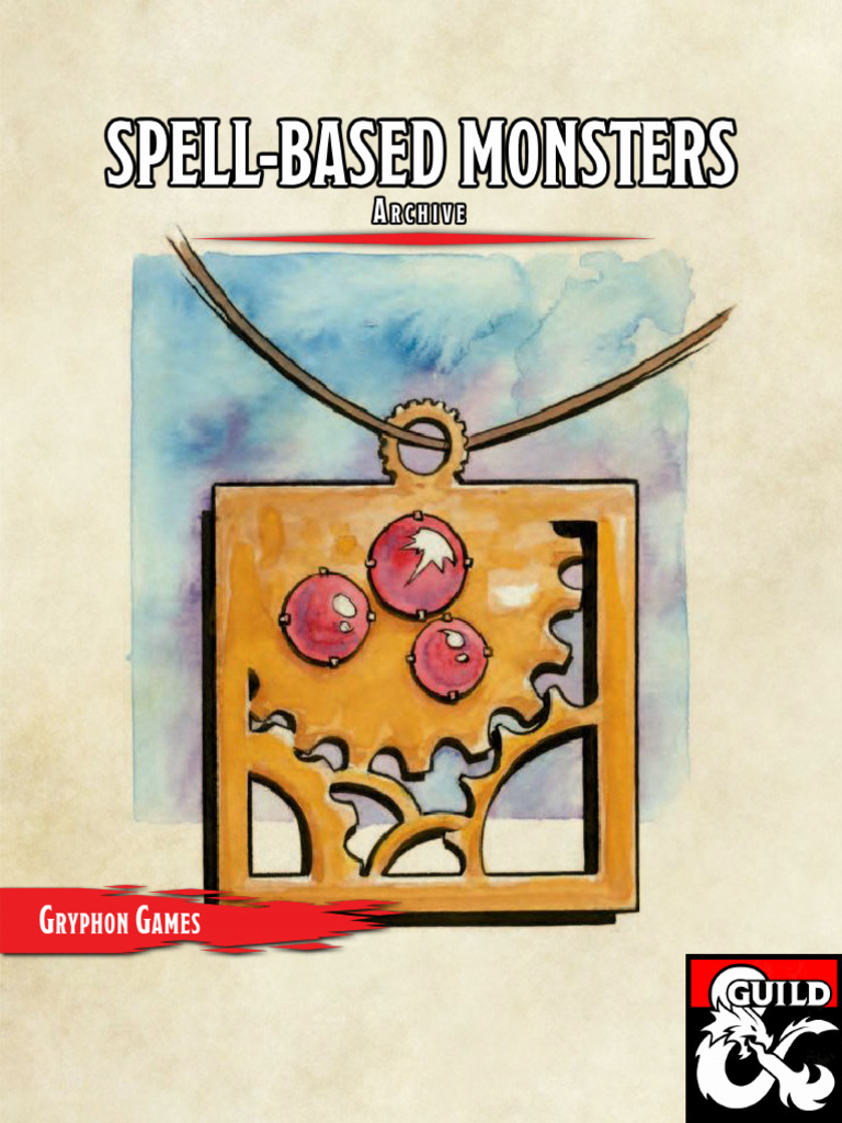 Spell-Based Monsters - Archive (Small Construct) | PDF | Dungeons ...