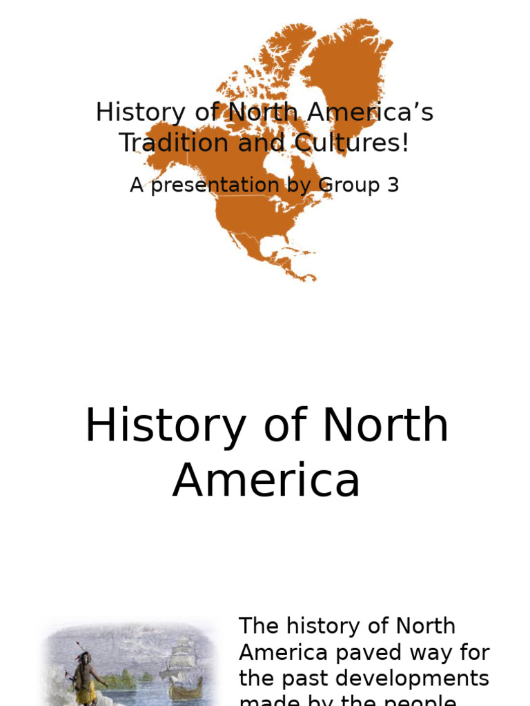 History of North America's Tradition and Cultures! | PDF
