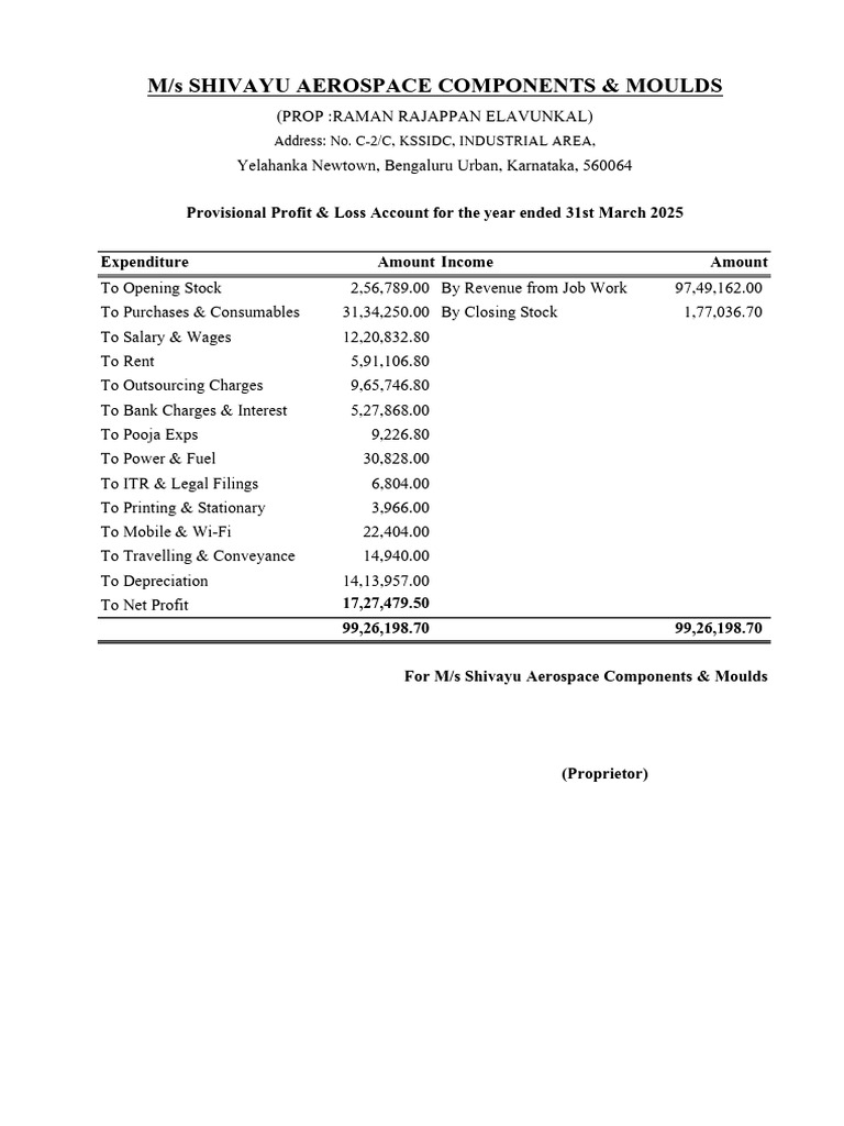Provisional Balance Sheet 2024-25 | PDF | Depreciation | Balance Sheet