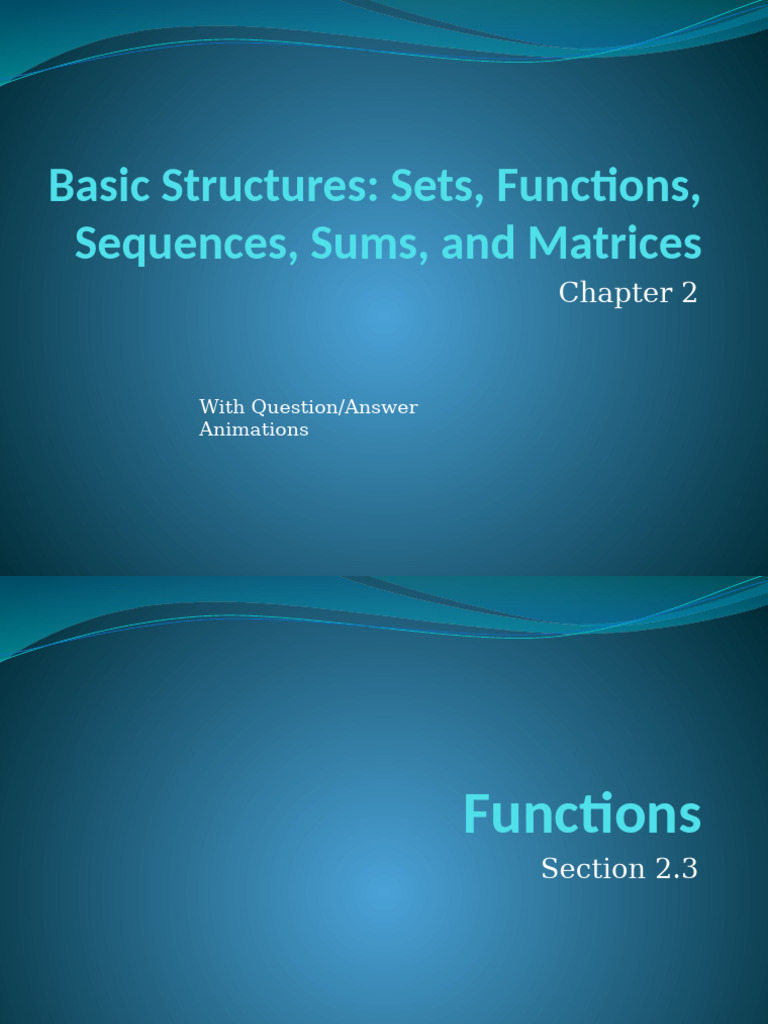 CPCS222 07 Functions | PDF | Function (Mathematics) | Elementary ...