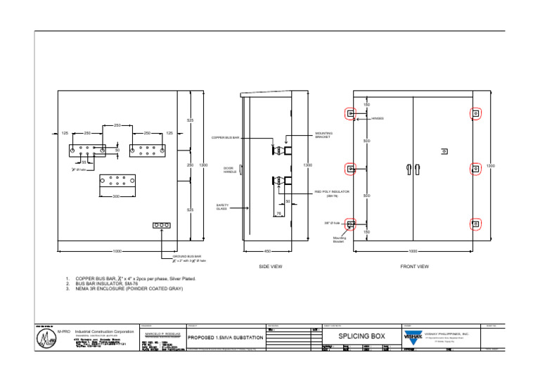 Splicing Box Rev2_0f59c2ab-2051-4050-878f-3ea360a3ad2b | PDF | Electric ...