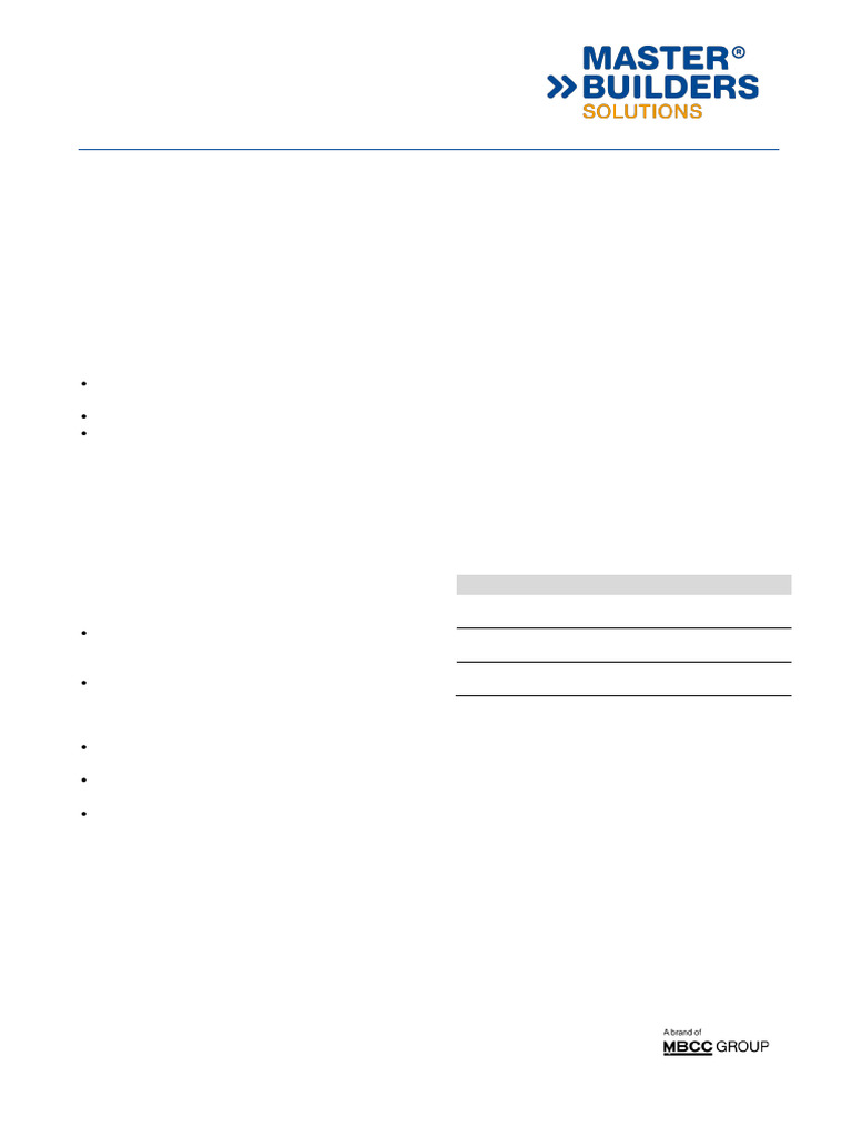 Masterroc Sa 167 | PDF | Hormigón | Ingeniería de Edificación