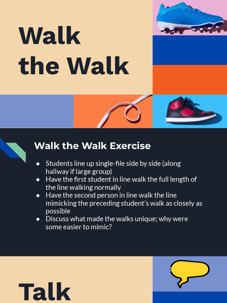 Walk Walk Talk Talk | PDF