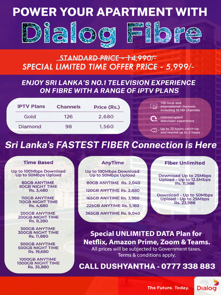 Dialog Fibre Plans | PDF