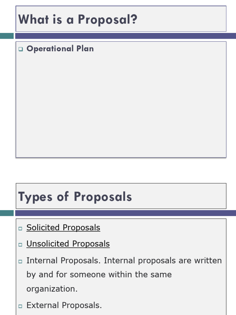 Understanding Proposal Writing Basics | PDF