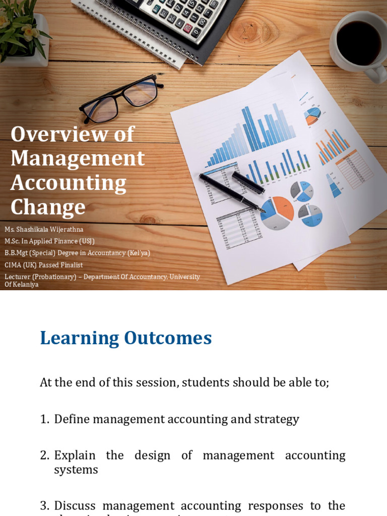 Lesson 01 - Overview of Management Accounting Change | PDF ...
